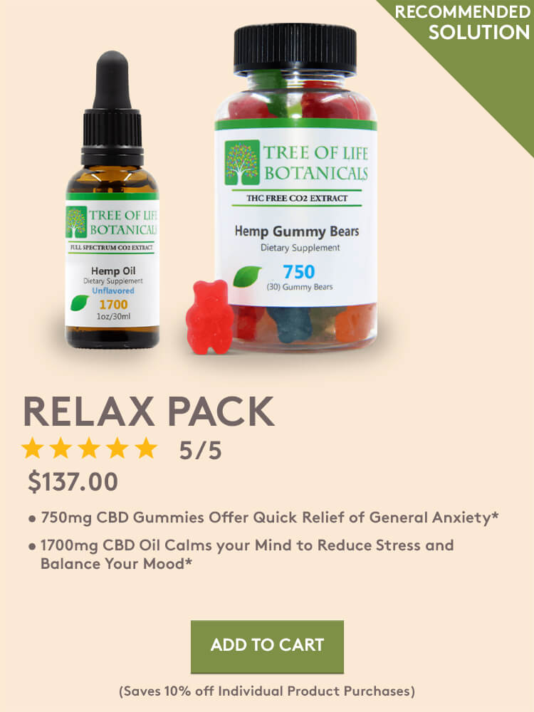Anxiety & Stress Solutions | Tree Of Life Botanicals