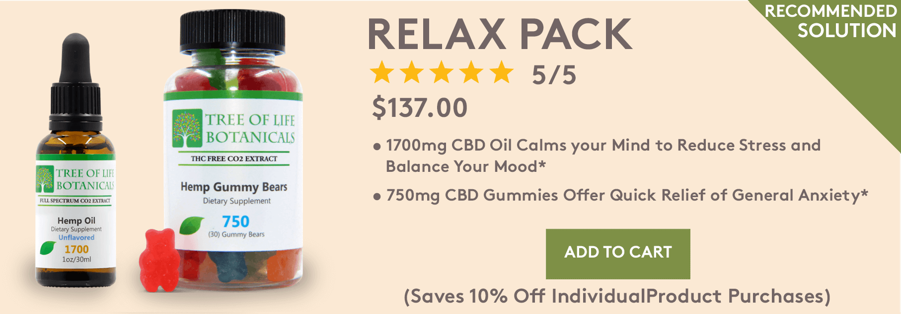 Anxiety & Stress Solutions | Tree Of Life Botanicals